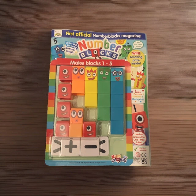 NUMBERBLOCKS 1-5 MAGAZINE First Official £8.99 - PicClick UK