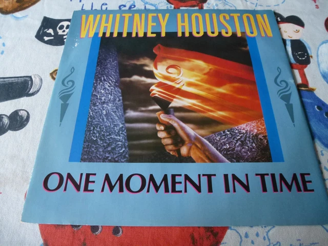 WHITNEY HOUSTON ONE Moment In Time Original 1988 Arista Records 12 ...