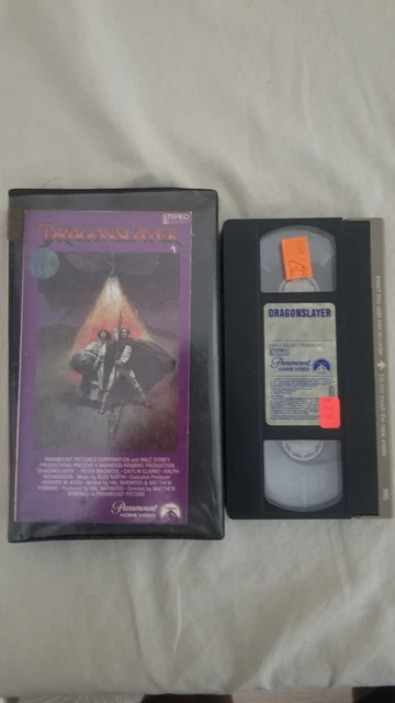 DRAGONSLAYER VHS TAPE (1981) Paramount ~ Action Fantasy Adventure Cult ...