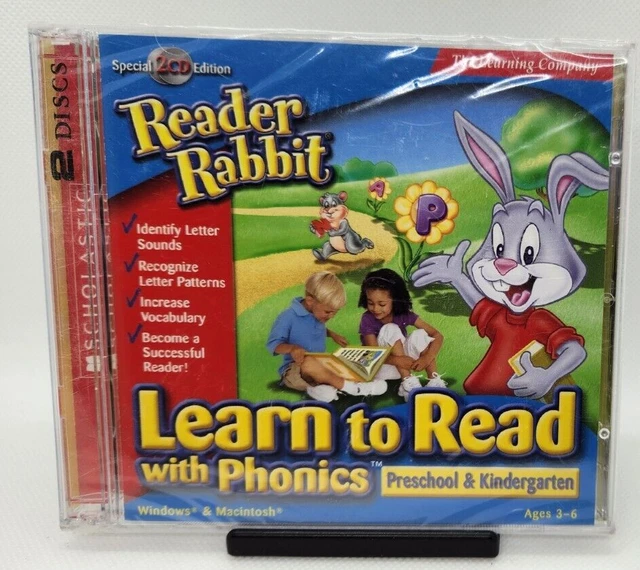 READER RABBIT LEARN to Read with Phonics Preschool & Kindergarten - 2 ...