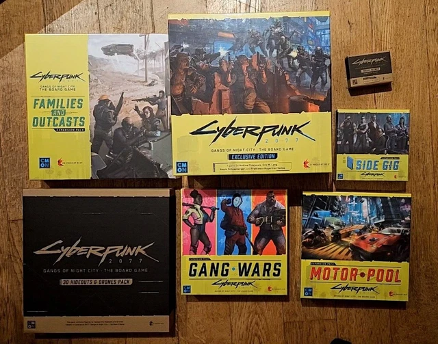 CYBERPUNK 2077: GANGS of Night City Board Game CMON Kickstarter Legend ...