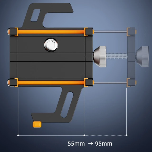 QUICK RELEASE HOLDER Bicycle Phone Holder Cycling Anti-slip Protection ...