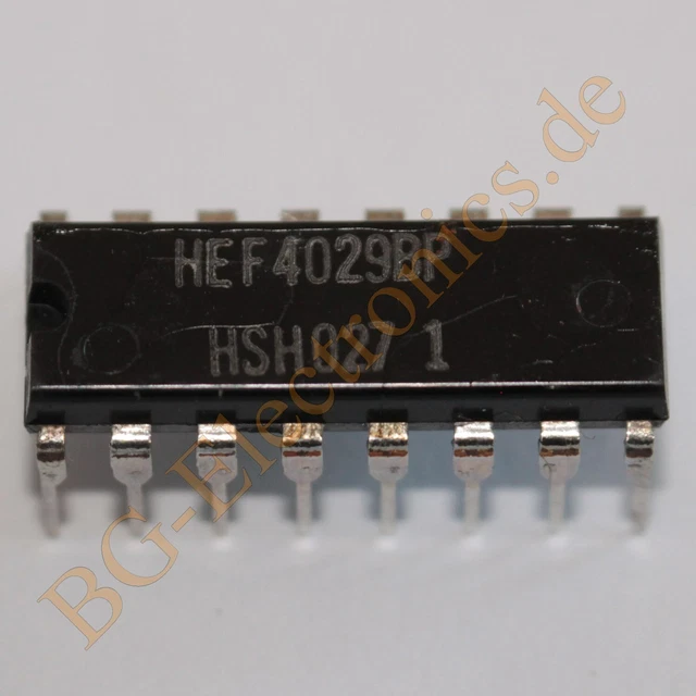 2X CD40192 SYNCHRONOUS 4-Bit Up/Down Decade Counter / Zähler IC DIP-16 ...