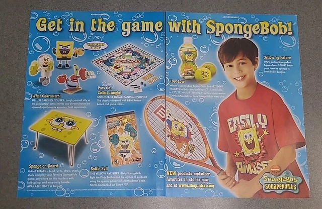 SPONGEBOB SQUAREPANTS SHOP Nickelodeon Print Ad 2006 16x11 Great To ...