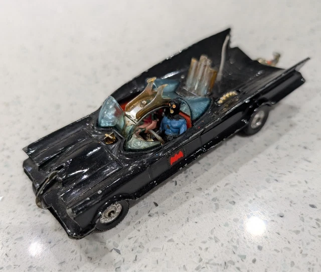 CORGI BATMOBILE WITH Batman & Robin Figures | Genuine 1970s Made in GB ...