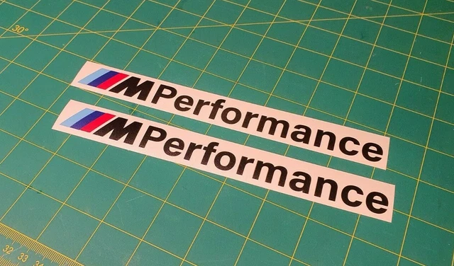 BMW M PERFORMANCE Vinyl Aufkleber Aufkleber Seitenrock Stoßstange ...