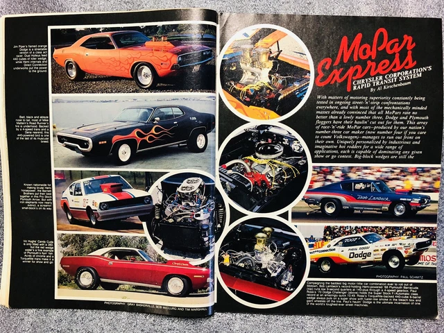 MOPAR FORD MUSTANG “Hot Rod” Magazine August 1979 120 Pages In Good ...