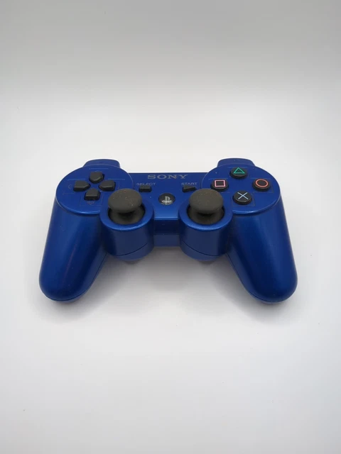 OEM GENUINE SONY PlayStation 3 PS3 Blue DualShock 3 Wireless Controller ...