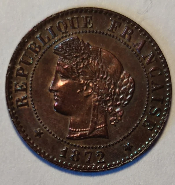 FRANCE PIÈCE 1 centimes CERES 1872 K SUP EUR 70,00 - PicClick FR