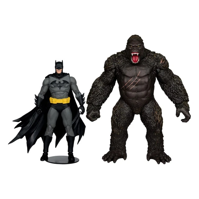 DC JUSTICE LEAGUE Monsterverse DC Multiverse Figurines 2-Pack Batman ...
