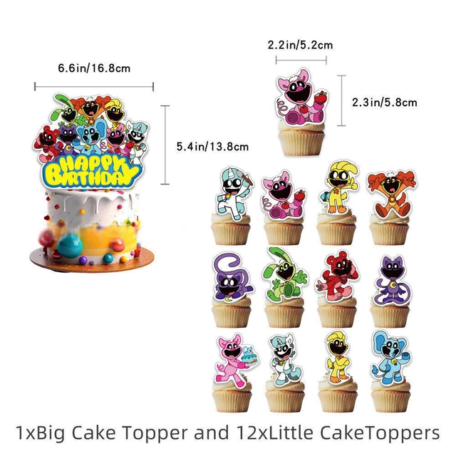SMILING CRITTERS BIRTHDAY Party Banner Cake Toppers Balloons Supplies ...