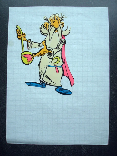CONTENUTO COPERCHIO NUTELLA, ""Puzzle Asterix gigante"" Miraculix, 1982 ...