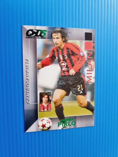 CARD N. 114 Andrea Pirlo Milan Calcio Cards 2005 Panini Cc05 Nuova ...