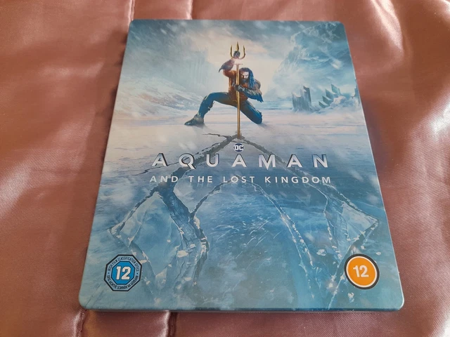 AQUAMAN AND THE Lost Kingdom - 4K UHD Blu Ray Steelbook Mint Condition EUR 5,81 - PicClick IT