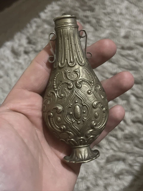 FLACON KHOL FIOLE Tabatière Métal Pomander Iran Perse Chine ? Ancien ...