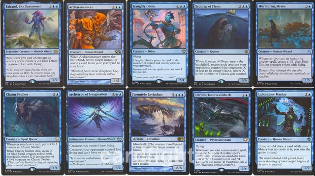 CUSTOM SPELLSINGER COMMANDER EDH Deck - Eluge, the Shoreless Sea - MTG ...