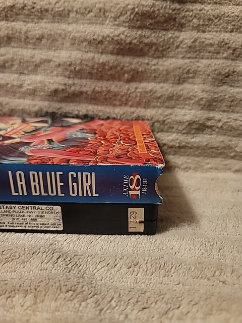 LA BLUE GIRL VHS Volume 2 English Subbed Anime 18+ Rare Oop Rated: R ...