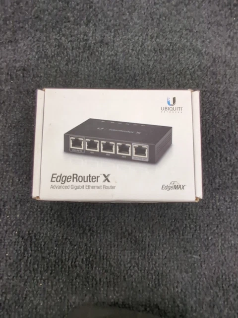 UBIQUITI EDGEROUTER X ER-X 5 port Router With PoE and VPN (no power ...