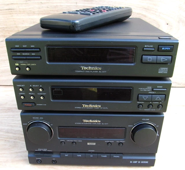 TECHNICS SU-CH7, SL-CH7, ST-CH7L incluso nastro e RAK-SC510W lavoro ...