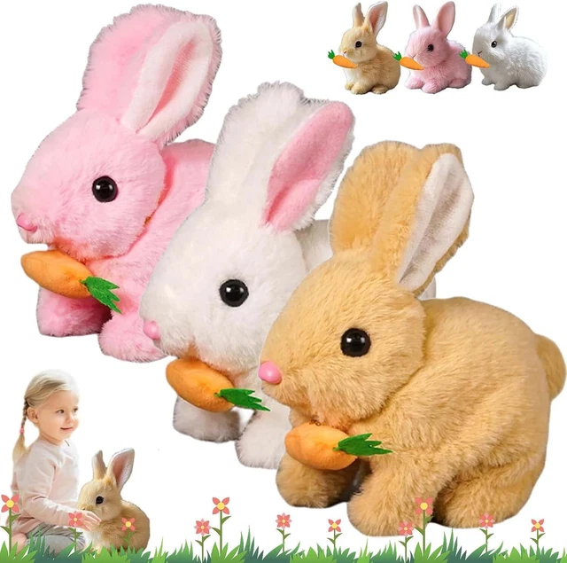 REALISTIC BUNNY TOY Bunbi Realistic Bunny Bunby Interactive Bunny Toys ...