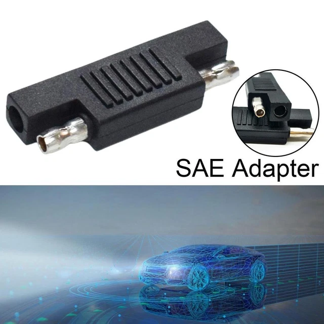 SAE ADAPTER MALE to Male Cable Connector Solar Battery S6 Lot ...
