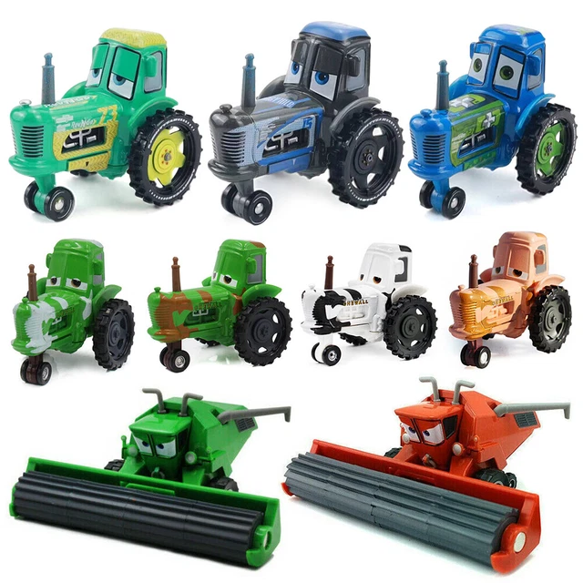 DISNEY PIXAR CARS Frank Harvester Cow Tractor 1:55 Diecast Model Toys ...