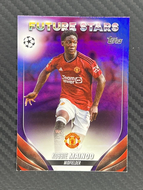 2023-24 TOPPS UEFA Kobbie Mainoo Future Stars violet /299 #57 EUR 0,92 ...