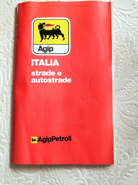 AGIP ITALIA STRADE E AUTOSTRADE CARTE MAPPE stradali OMAGGIO 1985 ...