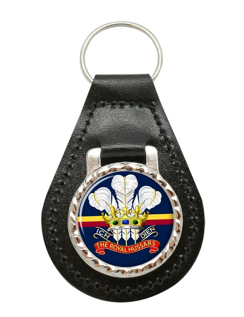 ROYAL HUSSARS (PRINCE of Wales's Own), British Army Leather Key Fob EUR ...