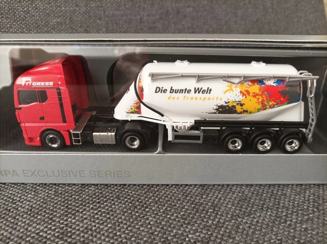 HERPA H0 1:87 in OVP: MAN TGX Eutersilo-Sz. "Gress Spedition - Die ...