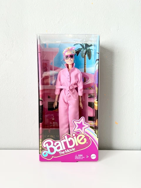 BARBIE THE MOVIE Doll Margot Robbie As Barbie In Pink Power Jumpsuit ...