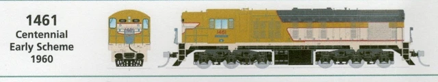 SDS HO QUEENSLAND RAIL LOCOMOTIVE 1470 EARLY SCHEME 1960s DC/DCC READY ...