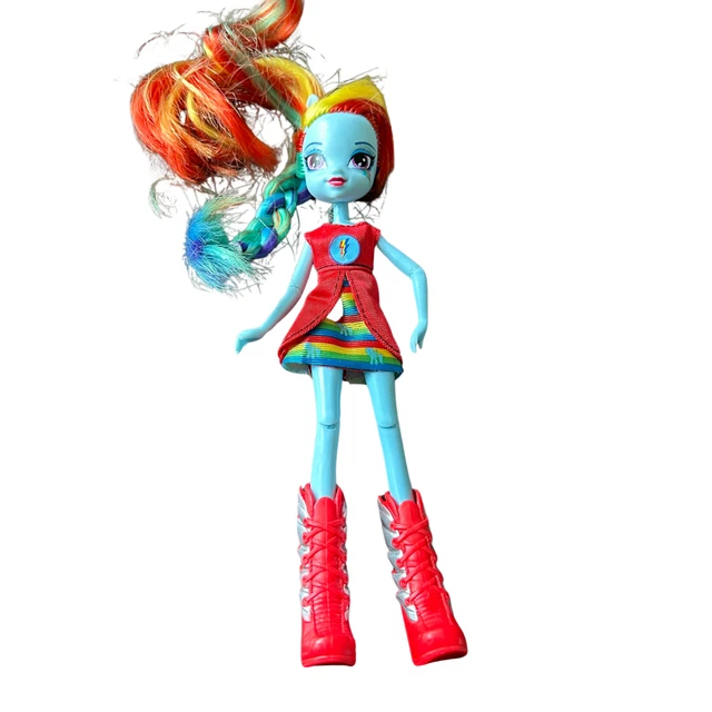 MY LITTLE PONY Equestria Girls Rainbow Dash Doll with Red Boots £11.99 ...