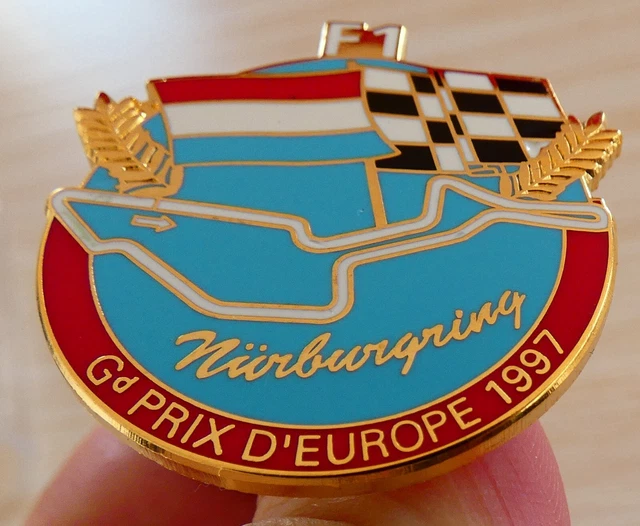 Pins F1 Formula One Grand Prix Deurope Nurburgring 1997 Egf Eur 11 99