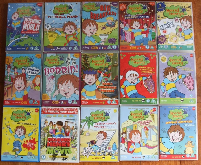HORRID HENRY BEST OF dvd collection - 15 different DVDS BUNDLE joblot ...