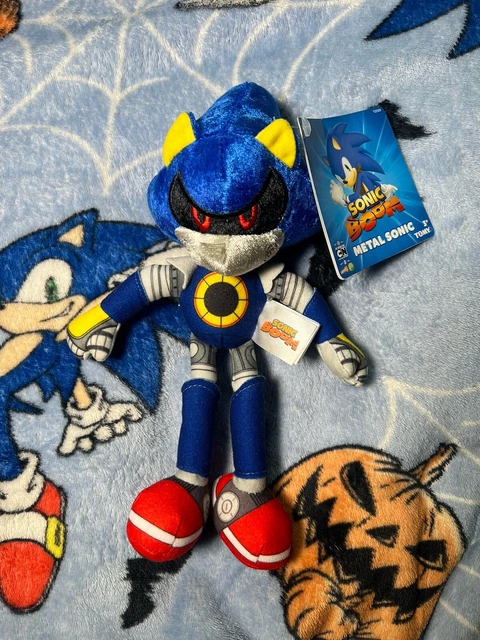 8& METAL SONIC SONIC BOOM TOMY SEGA Plush Soft Toy RARE Sonic The ...