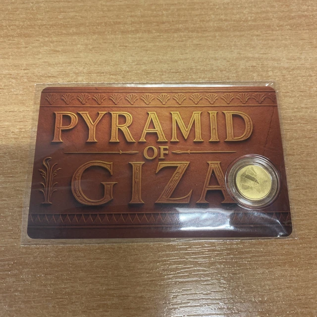 2025 NIUE PYRAMID of Giza 1/1000 oz .9999 Gold Coin in Card bullion. £0 ...