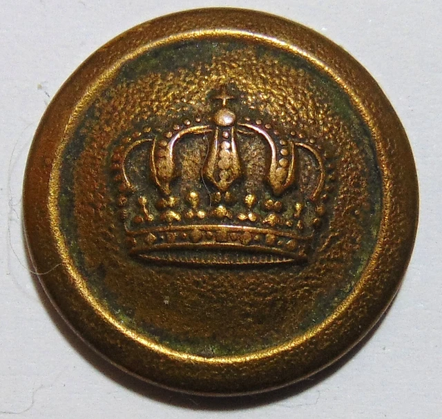 WW1 GERMAN SOLDIER Uniform Button with Prussian Crown £3.99 - PicClick UK