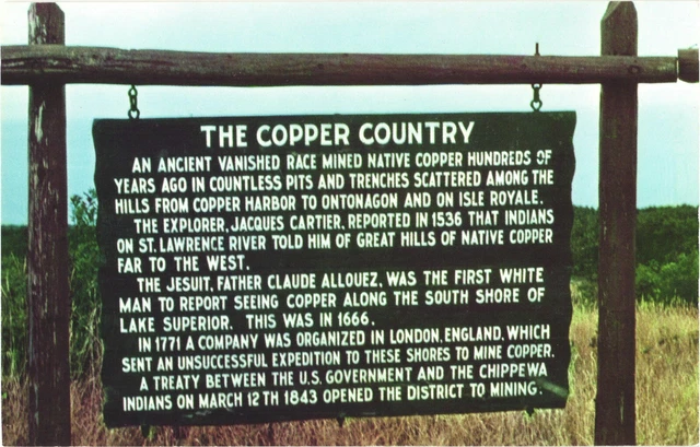 THE STORY OF Copper Country's First Settlers, Keweenawland, Michigan ...