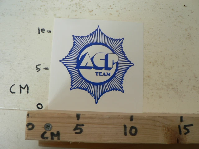 STICKER,DECAL ACP TEAM Politie ? Police Algemeen Politiebond EUR 4,99 ...