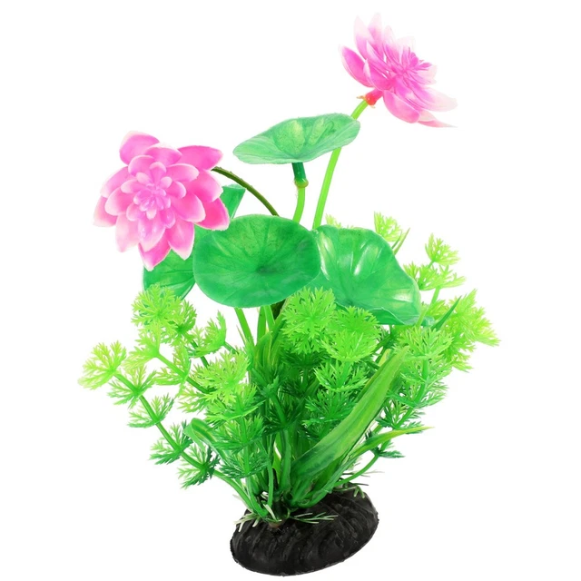 ARTIFICIAL FISH TANK Plants Small Aquarium Decor Plastic Aquatic $18.32 ...