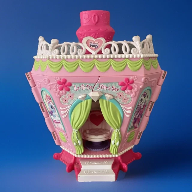 MY LITTLE PONY La ti da Hair & Spa play set 2008 Hasbro Horse Bath $39. ...