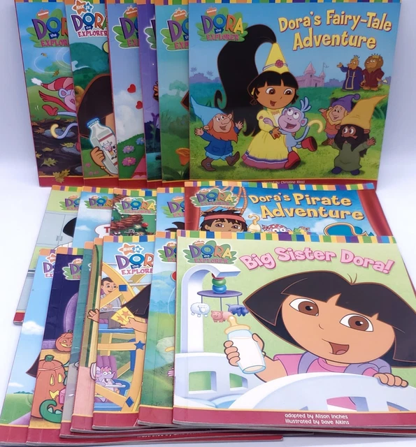 DORA THE EXPLORER Book Bundle based on Nick Jr TV Series Illustrated 8 ...
