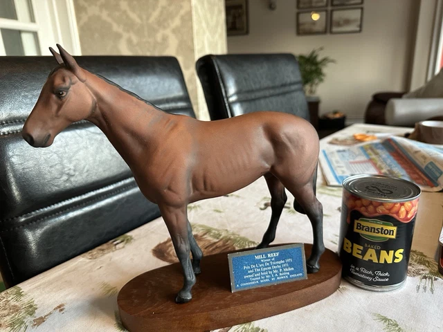 VINTAGE BESWICK MILL Reef Horse Wooden Plinth Also 1974 Story Of Mill ...