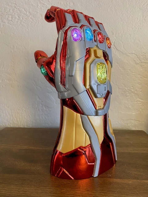 DISNEYLAND AVENGERS CAMPUS Iron Man Infinity Gauntlet Drink Cup Holder ...