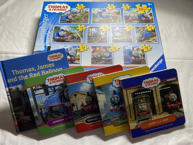 THOMAS THE TANK Engine Bundle - Books X 5 & Jigsaw Puzzle Bumper Pack X ...
