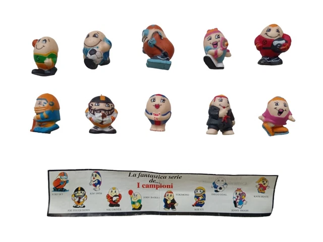 *HH* SORPRESINE KINDER Ovetto Action Figure Bauli Toys I Campioni ...