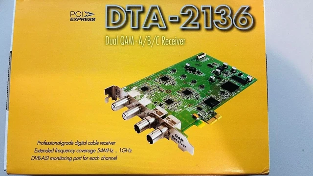 DEKTEC DTA-2136 QAM A/B/C Receiver Analyser w/ StreamXpert V.1 £180.00 ...