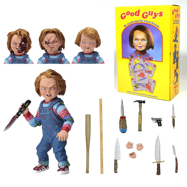 NECA GOOD GUYS Child Play Chucky Action Figure Ultimate 4" Horror ...