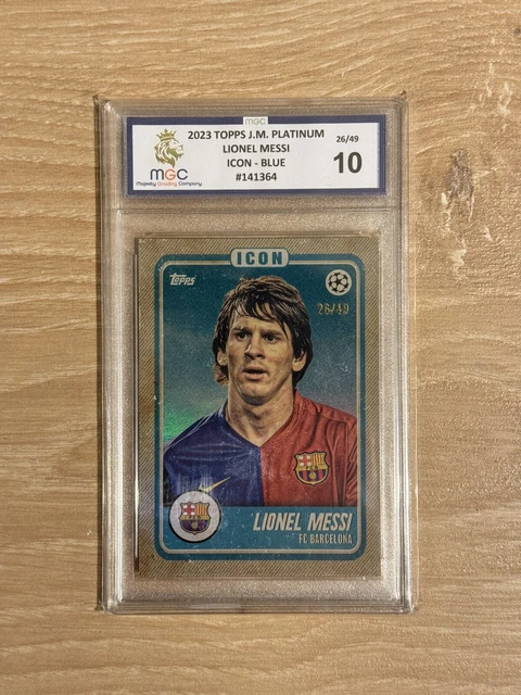 LIONEL MESSI /49 carte icône Jamal Musiala ensemble organisé MGC 10 PSA ...